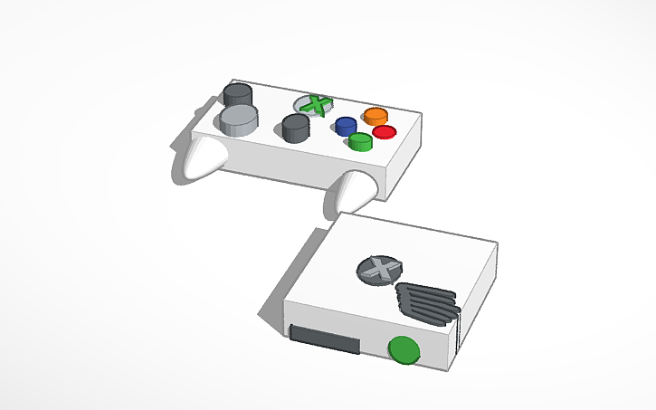 3D design XBOX 360 - Tinkercad
