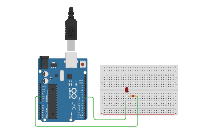 Circuit design Lab01 Microprocessor Programming | Tinkercad