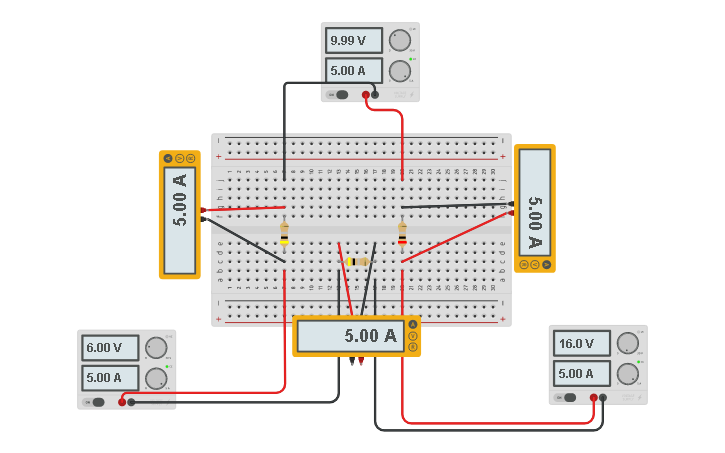 Circuit design Prova elb - Malha 2 - Tinkercad