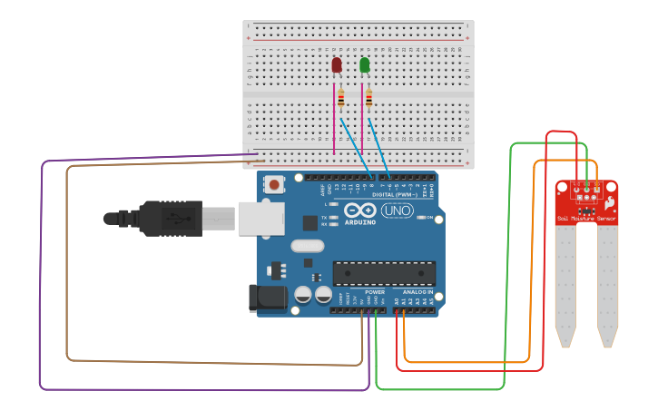 Circuit design รดน้ำต้นไม้24 - Tinkercad