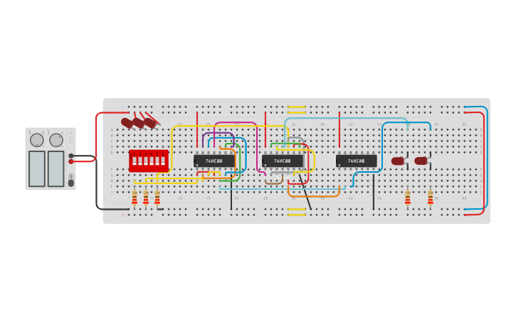 Circuit design Sumador Completo con compuertas NAND - Tinkercad
