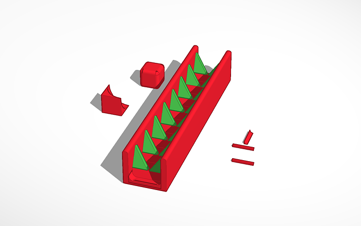 3D design Updated Steeppass/Denil Fish Ladder - Tinkercad