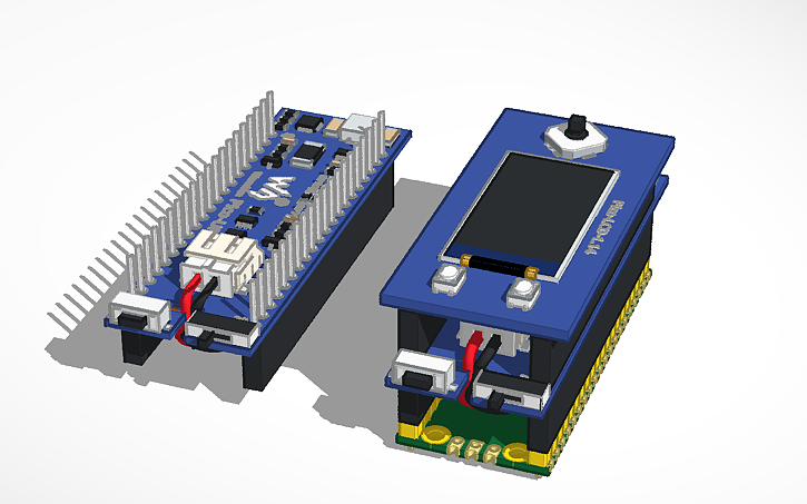 3D design UPS Module for Raspberry Pi Pico | Tinkercad