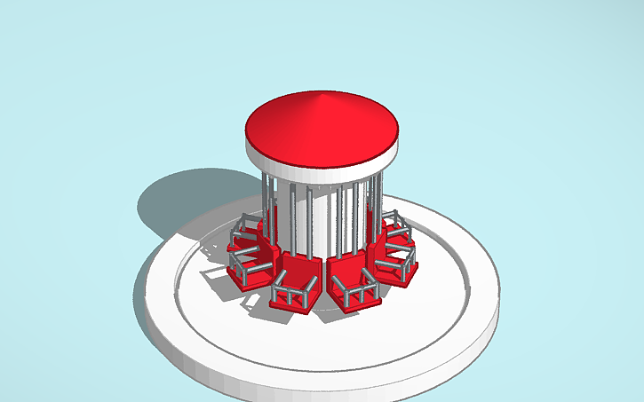 3D design Working Carousel - Tinkercad