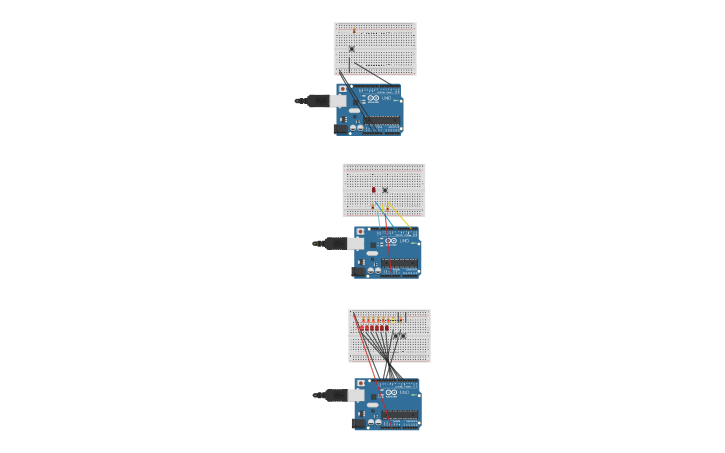 Circuit design INPUT DIGITAL - Tinkercad