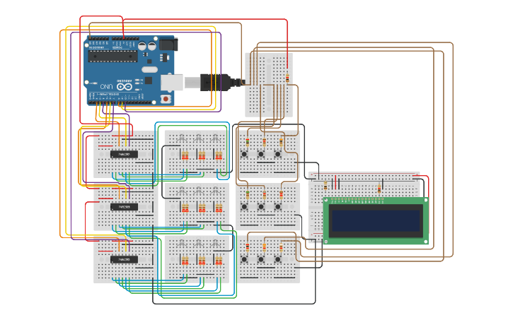 Circuit design TRABALHO FINAL | Tinkercad