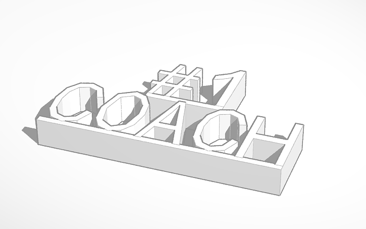 3D design #1 COACH - Tinkercad