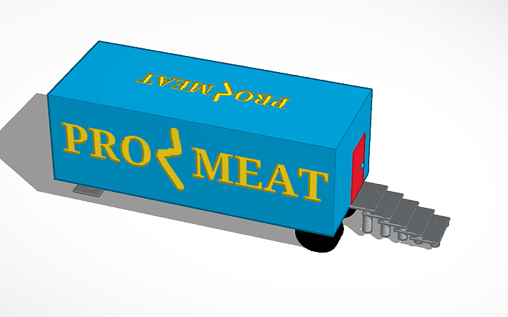 3D design Food Truck - Tinkercad
