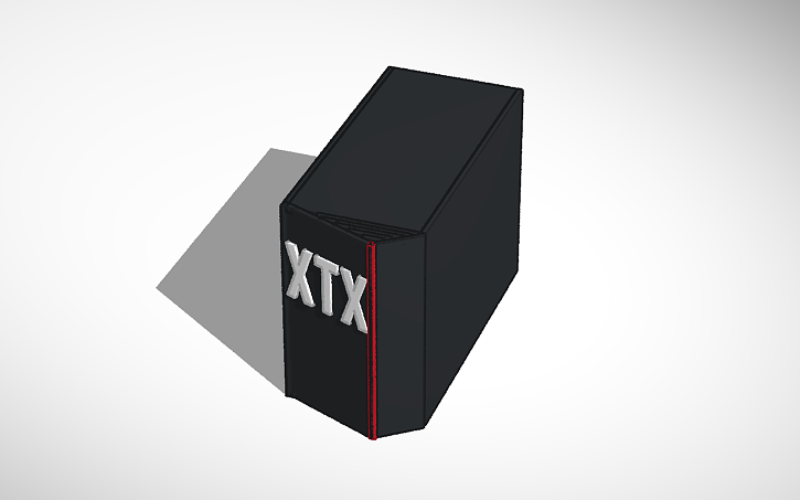 3D design Gaming X3 PC (Xtx Co.) - Tinkercad
