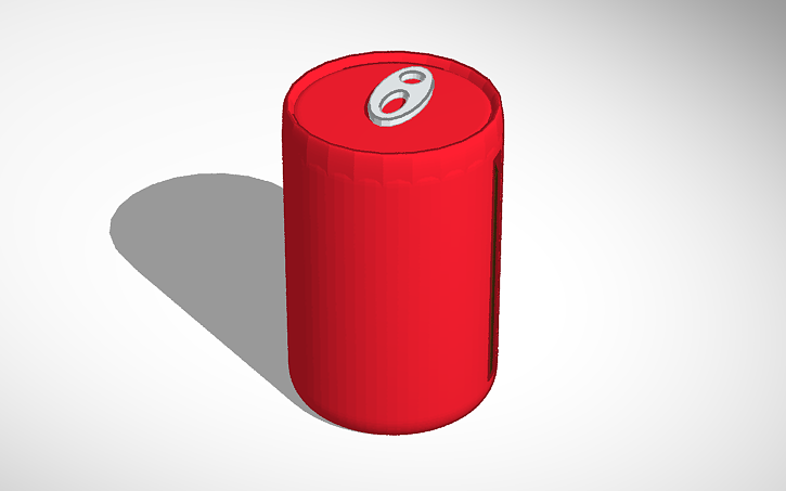 3D design Soda Can - Tinkercad