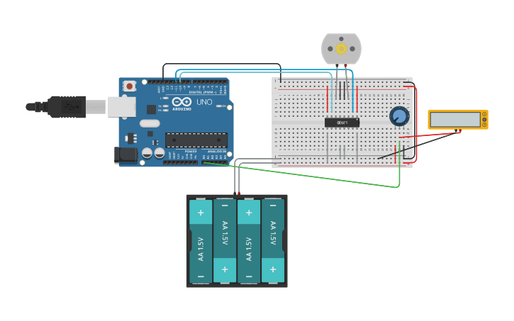 Circuit design Sensors - Tinkercad