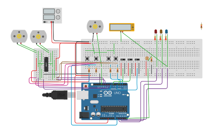 Circuit design Mini Project Final - Tinkercad