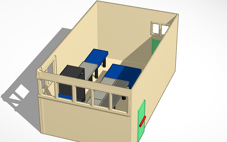 3D design Modelar nuestra aula.Marina Gutierrez | Tinkercad