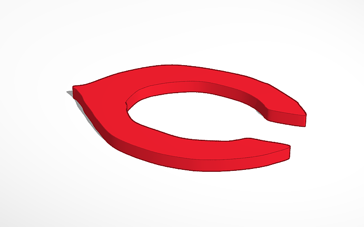 3D design cincinnati reds - Tinkercad