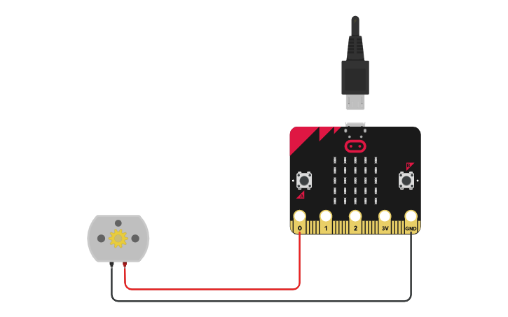 Circuit design Design a microbit DC motor fan - Tinkercad Circuit design Design a microbit DC motor fan - Tinkercad