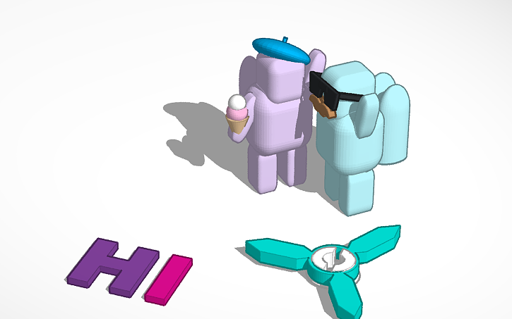 3D design Human and Toy Part 2 - Tinkercad