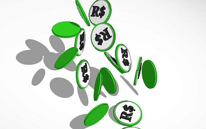 3D design raining ROBUX!!!! - Tinkercad