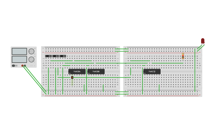 Circuit Design Realization Of Basic Functions Using Sop Tinkercad