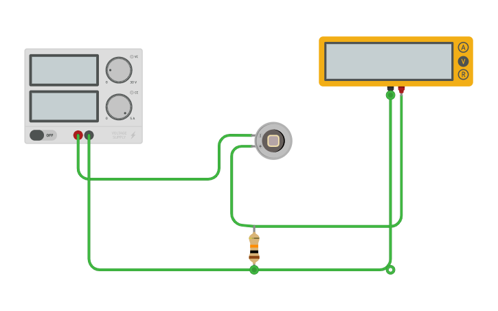 Circuit design light senser with photodiode - Tinkercad