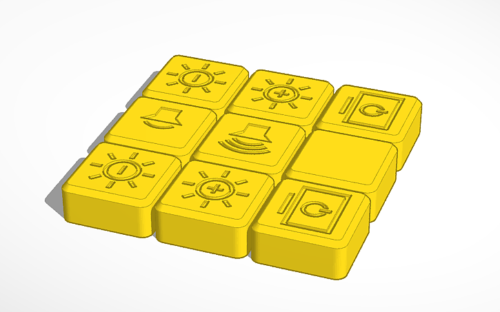 3D design My Key Cap - Tinkercad