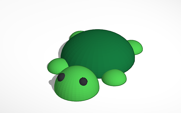3D design Turtle - Tinkercad