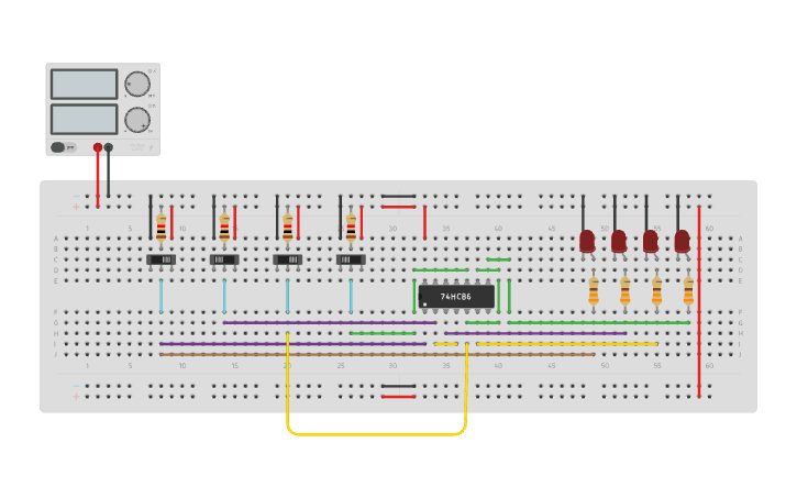 Circuit design AST 122 - SABELLANO - BIT I-B CIRCUIT NO.2 - Tinkercad