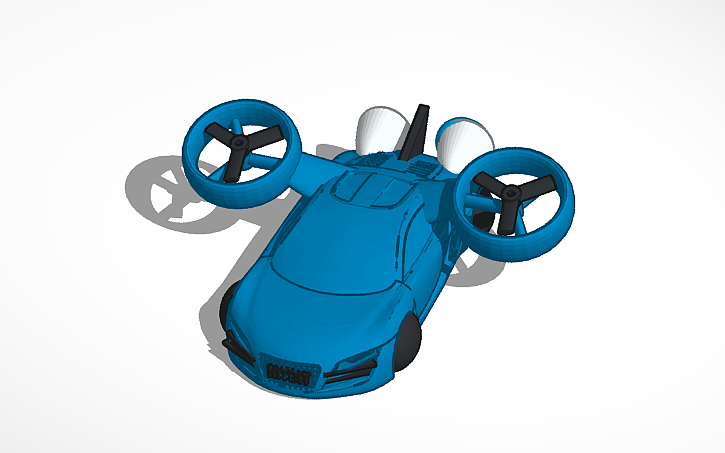 3D design Utopia Flying Car - Tinkercad