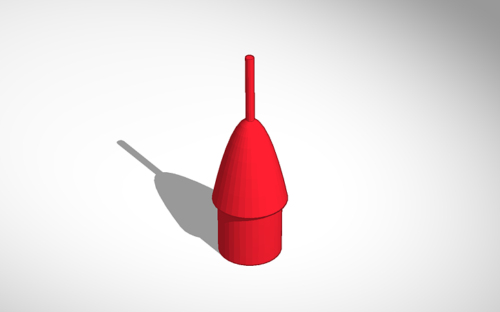 3D design Rocket Nose Cone - Tinkercad