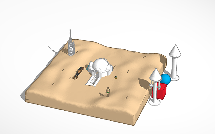 3D design Tatooine Moisture Farm | Tinkercad