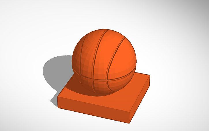 3D design Basketball - Tinkercad