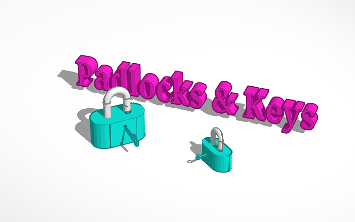 3D design Activity 8 Padlock & Key | Tinkercad