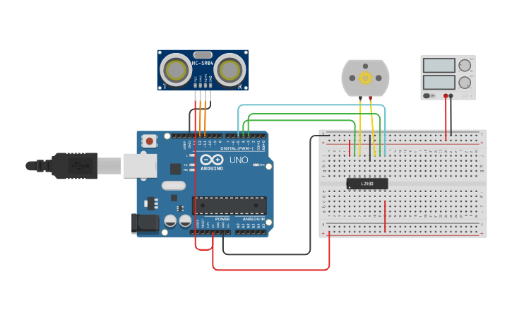 Circuit design 任务2-6杨严凯 - Tinkercad