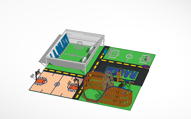 3D design Future City - Tinkercad