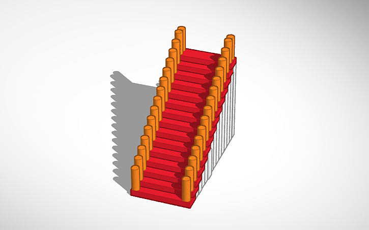 3D design Stairs - Tinkercad