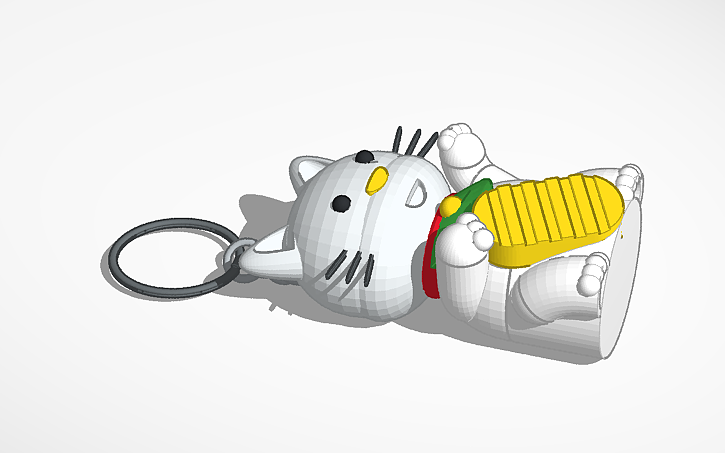 3d Design Copy Of Keychain Tinkercad