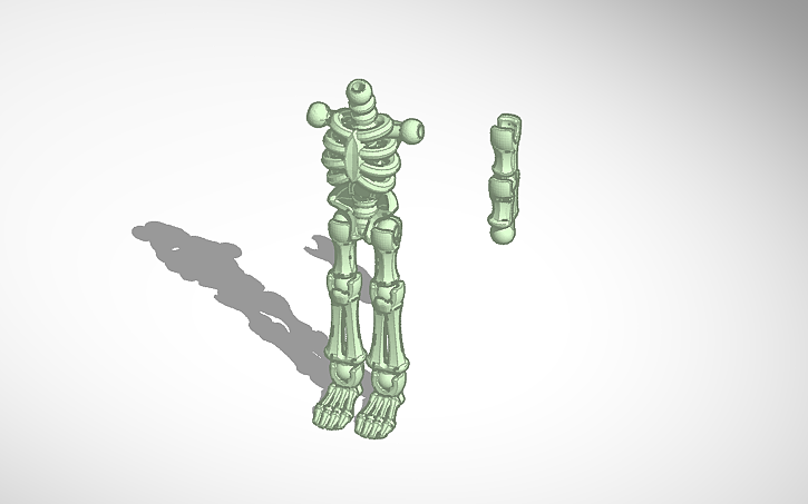 3D design Skeleton - Tinkercad
