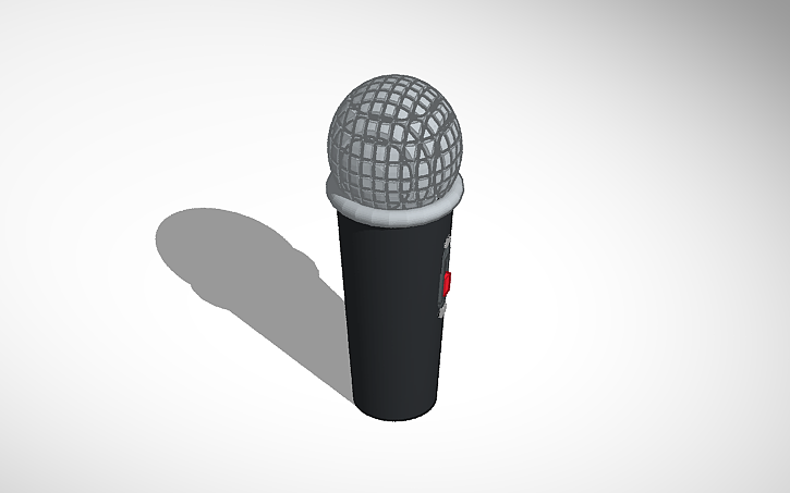 3D design Microphone - Tinkercad