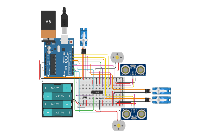 Circuit design MEC101 Final Project Circuit Schematic | Tinkercad