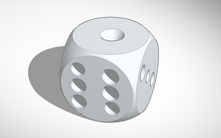 3D design Dado | Tinkercad