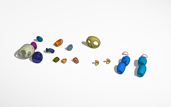 3D design springbonnie for cosplay - Tinkercad