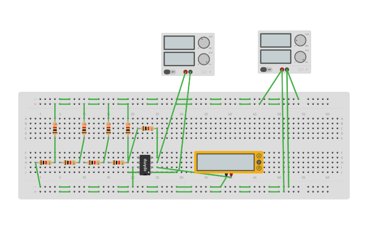 Circuit Design 4 Bit R 2r Dac Tinkercad