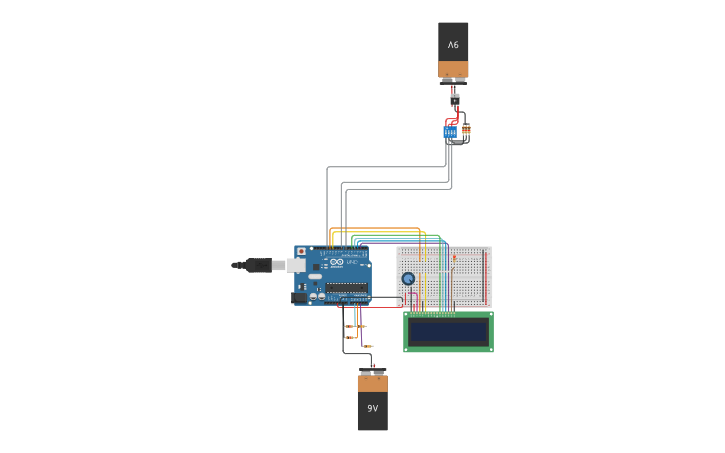 Circuit design AVOmeter/Multimeter - Tinkercad