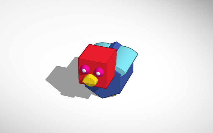 3D design BIRD - Tinkercad