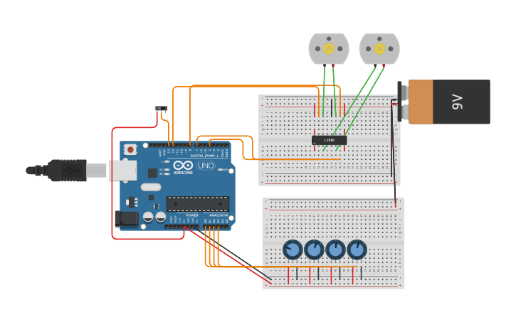 Circuit Design Window Motor Controls Tinkercad