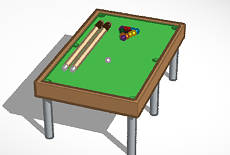 3D design Pool Table | Tinkercad