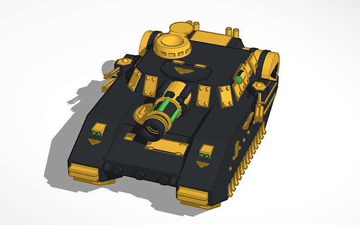 3D design GoldMour ATT Attack Tank (all terrain tank) - Tinkercad