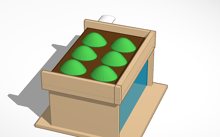 3D design AQUA-MANS Aquaponics Render - Tinkercad