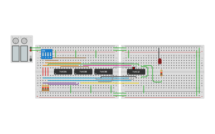 Circuit design example no. 2 - Tinkercad