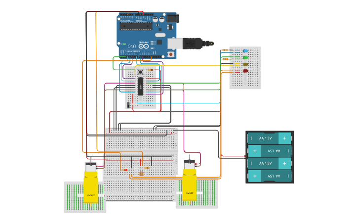 Circuit design LAG 3.0 - Tinkercad