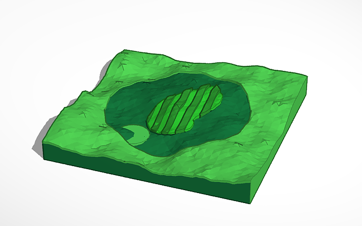 3D design Golf course - Tinkercad